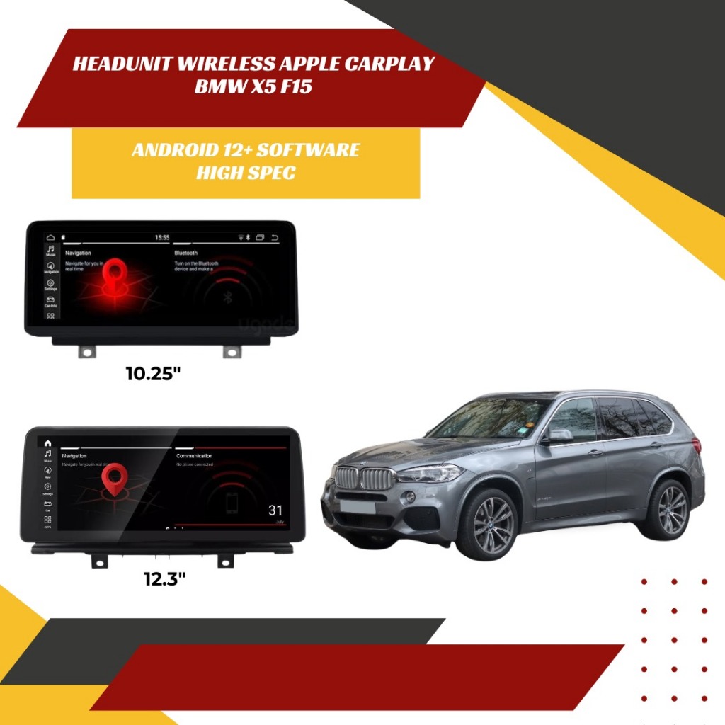 Jual HEADUNIT WIRELESS APPLE CARPLAY BMW X5 F15 2013-2017 SOFTWARE HIGH ...