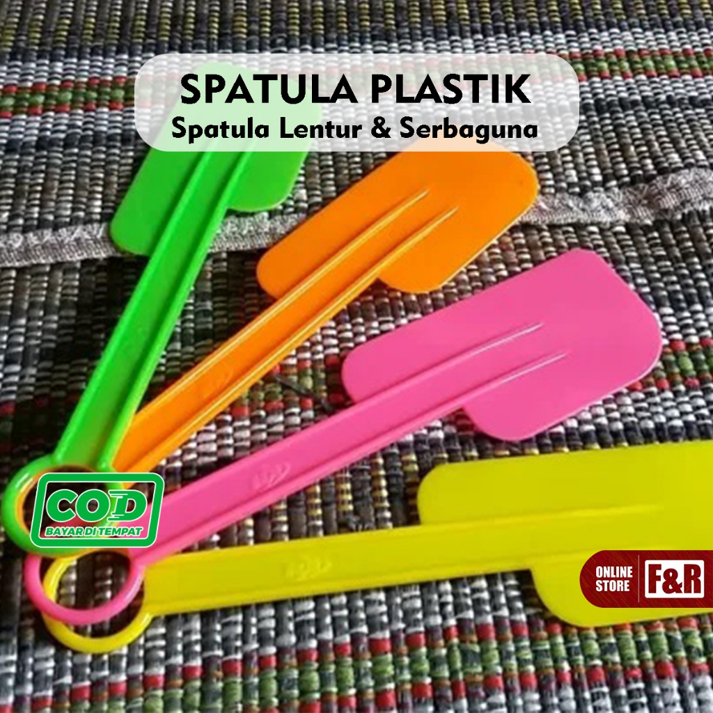 Jual Spatula Plastik Colekan Sambel Serbaguna Sendok Spatula Pengaduk ...
