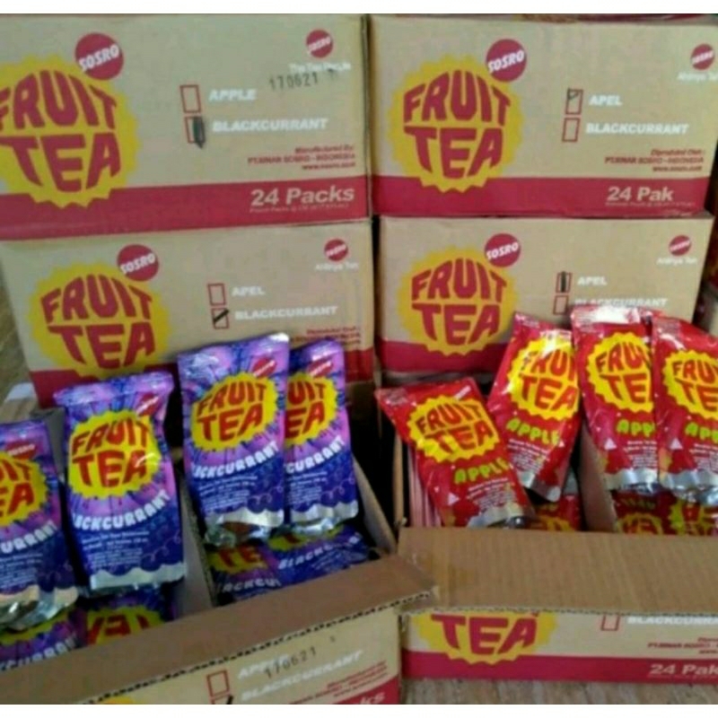 Jual Minuman Fruit Tea Dos isi 24 pcs | Shopee Indonesia