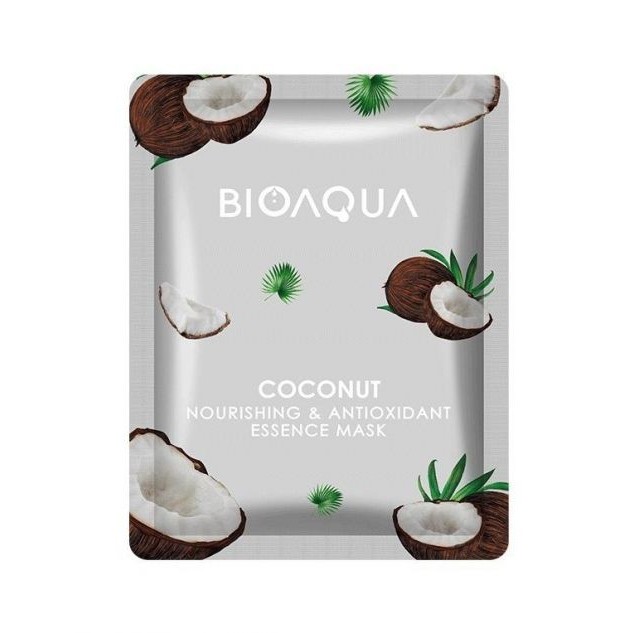 Jual BIOAQUA Sheet Mask Coconut - Hydrating Essence Face Mask ...