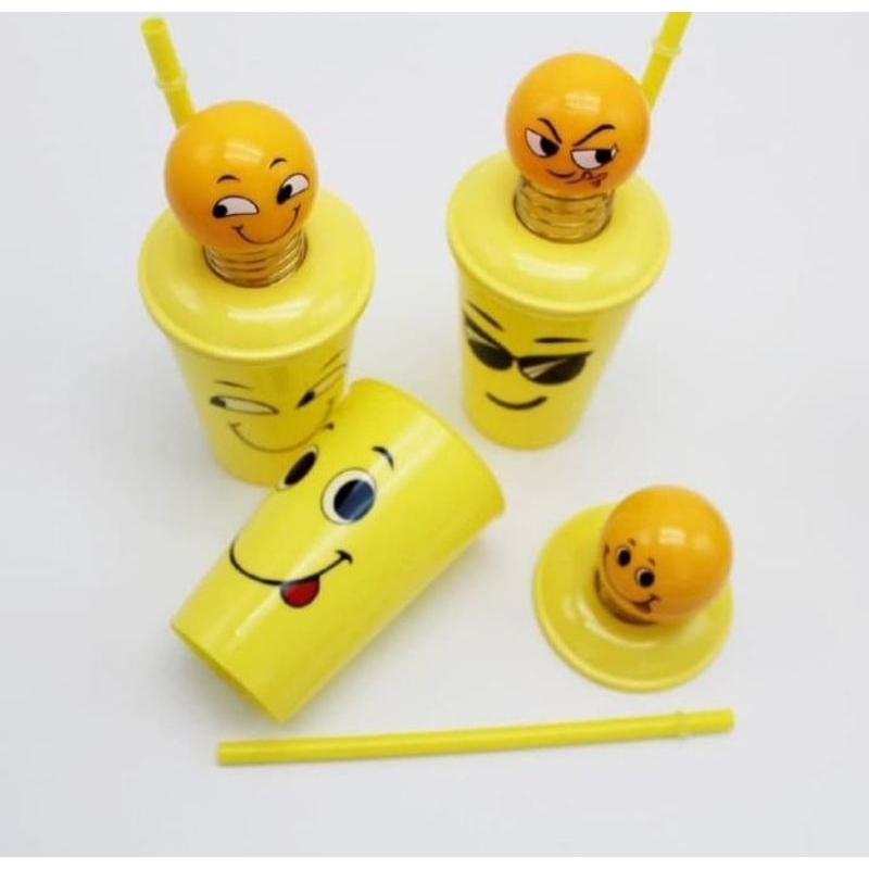 Jual Botol Minum Emoji kepala karakter Emoji / Botol Imut | Shopee ...