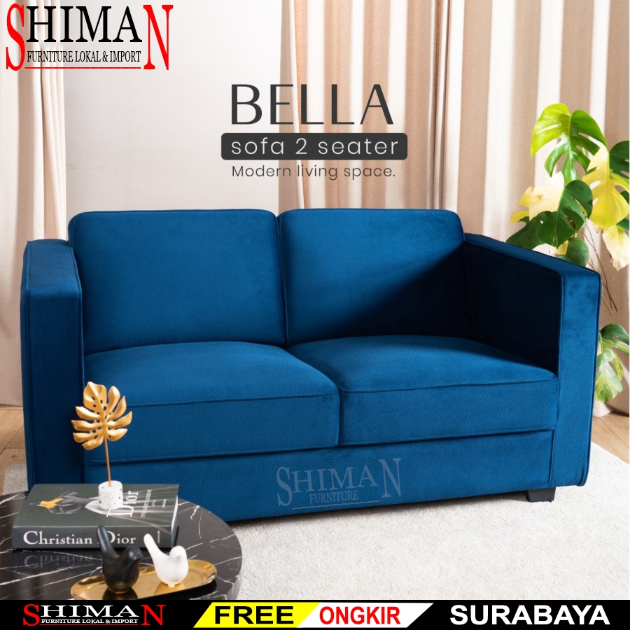 Jual Sofa minimalis | Sofa Bella | Sofa Ruang Tamu Minimalis | Sofa 321 Dudukan | Shopee Indonesia