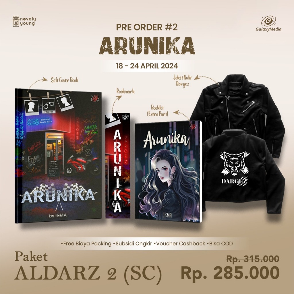 Jual Novel Arunika - ISMA - Penerbit Galaxy - Gratis Biaya Packing | Shopee Indonesia