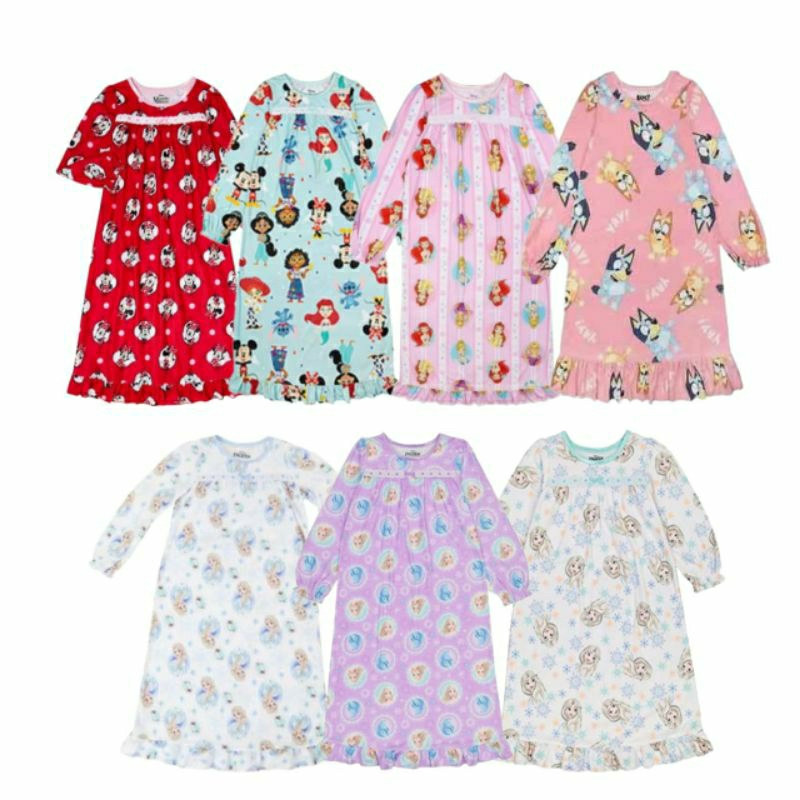 Jual Disney BJ'S Pajamas Dress for Girls / Gaun Piyama / Daster Anak ...