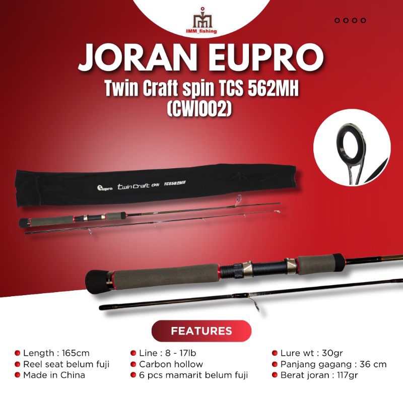 Jual JORAN EUPRO TWIN CRAFT SPIN TCS 562MH | Shopee Indonesia