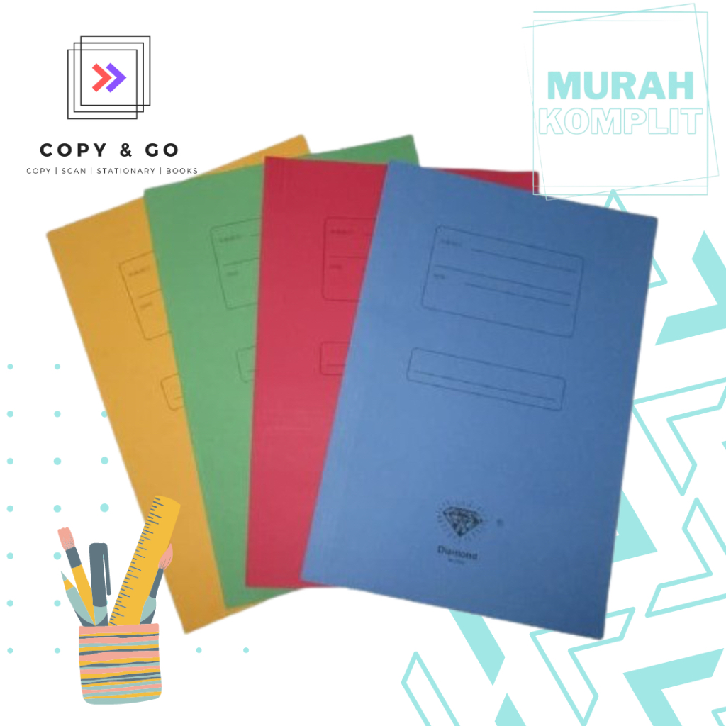 Jual Map Kertas Diamond / Stopmap Kertas 5002 5001 Aneka Warna | Shopee ...