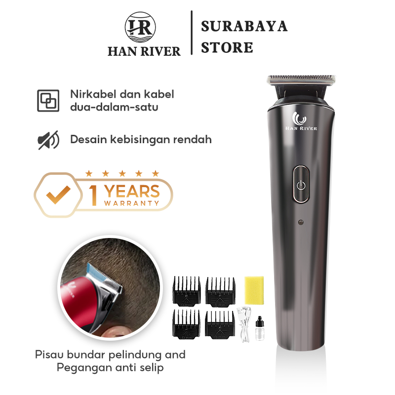 Jual HAN RIVER Alat cukur rambut Elektrik hair clipper alat potong ...