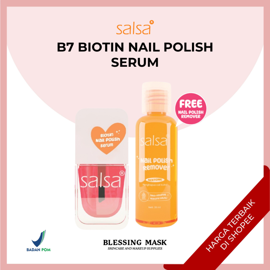 Jual SALSA B7 Biotin Nail Polish Serum | Serum Vitamin Kuku Rusak ...