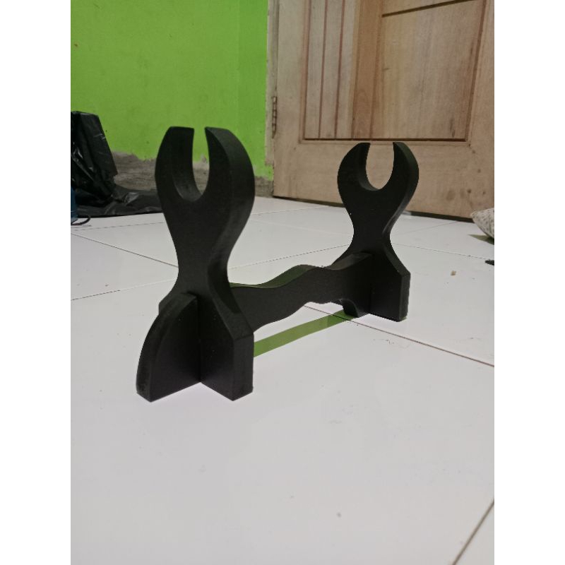 Jual stand kayu duduk/rak hiasan/dudukan busur panah satu tahap hiasan ...