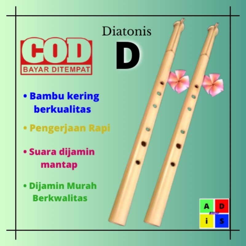 Jual Suling Bambu diatonis nada D seruling gamelan Bali baleganjur ...