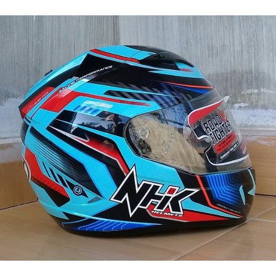 Jual HELM NHK GP 1000 MOTIF PLASMA LIGH TOSCA BLACK GUN METAL / NHK ...