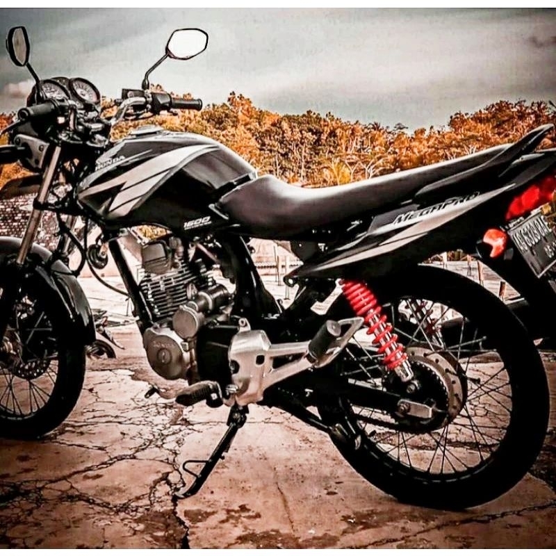 Jual striping sticker standar Honda Megapro Primus 2007 putih | Shopee ...