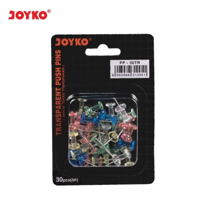 Jual Push Pins / Paku Styrofoam / Paku Mading PP-30TR Joyko | Shopee ...