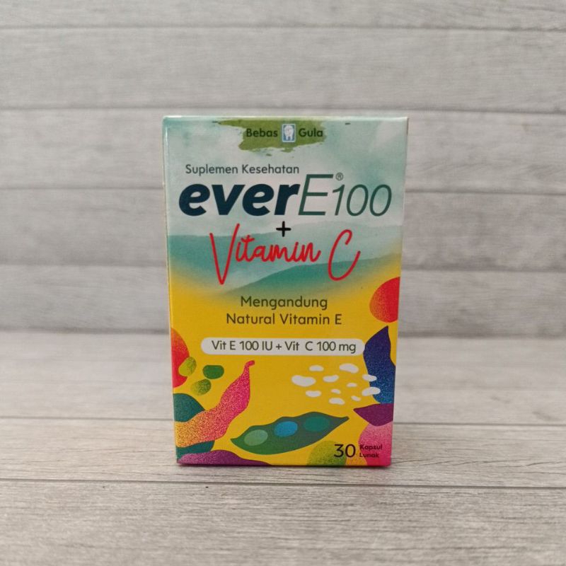 Jual Ever E 100 + Vitamin C (Botol isi 30 kapsul) | Shopee Indonesia