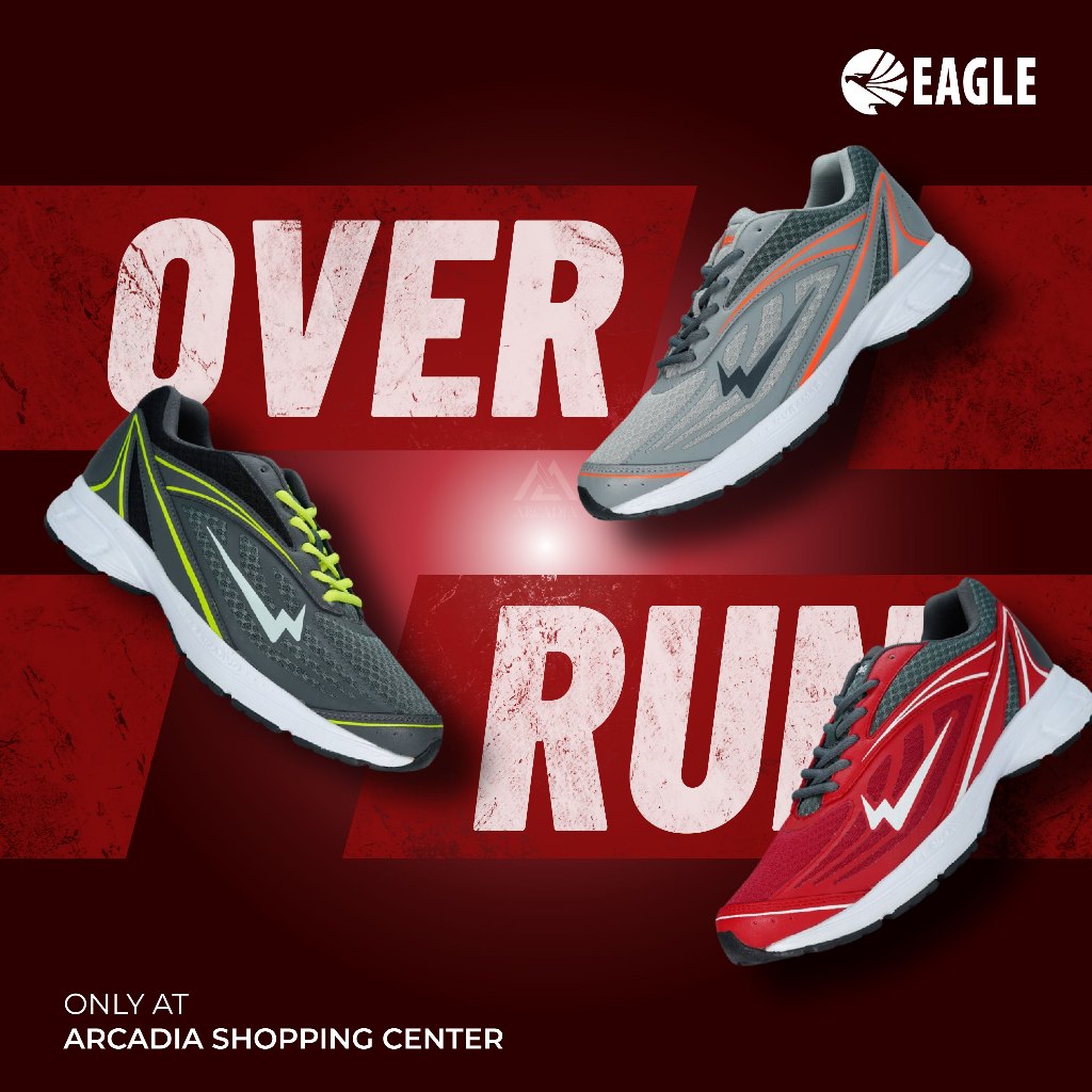 Jual EAGLE OVERRUN OVER RUN SEPATU RUNNING OLAHRAGA PRIA DAN WANITA ...