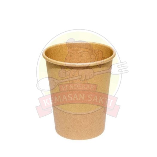 Jual Paper Cup Kraft 8 oz / Gelas Kertas Coklat / Gelas Kopi Motif (isi 50pcs) | Shopee Indonesia