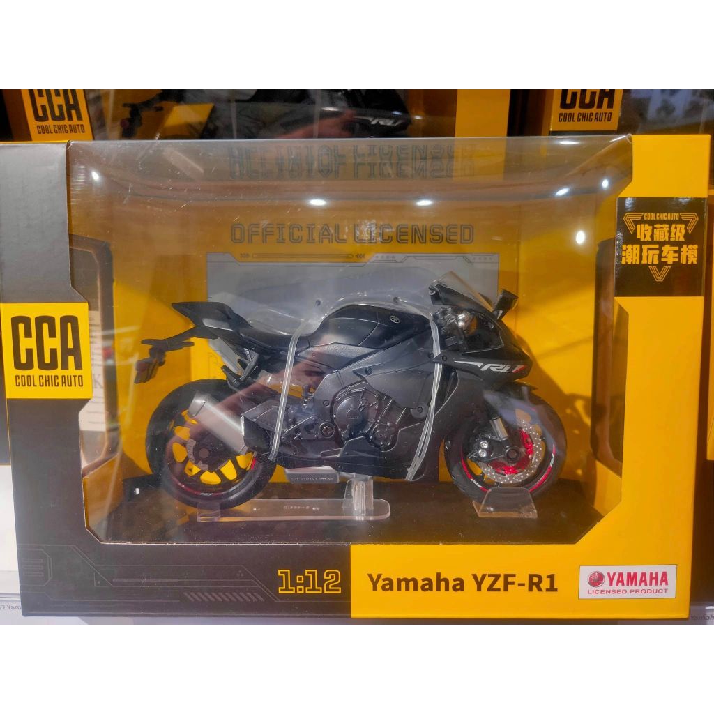 Jual Diecast Motor Metal Diecast Yamaha YZF-R1 Skala 1:12 Official ...