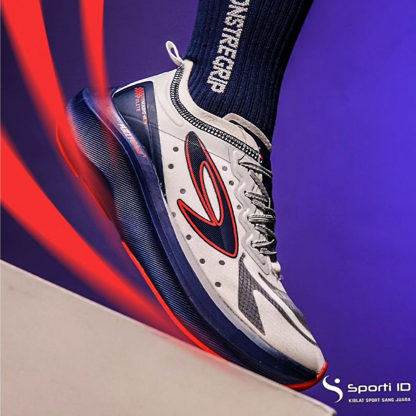 Jual Sepatu Running 910 Takashi Run Elite - Putih Biru Navy Original ...