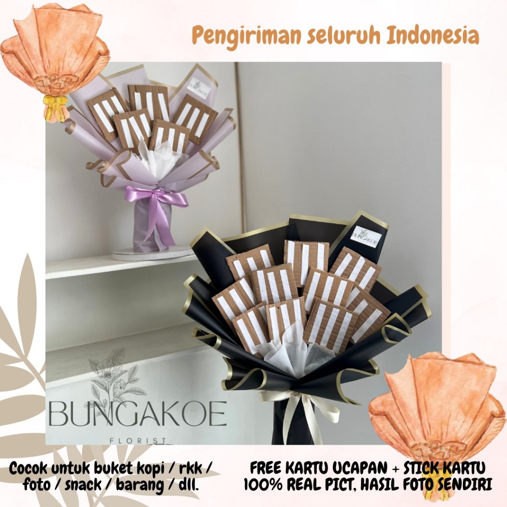 Jual KERANGKA BOUQUET KOSONG - KERANGKA BUCKET KOPI BUKET BUNGA ...