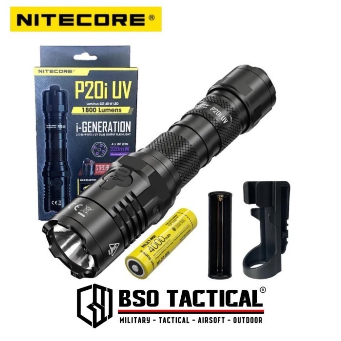 Jual Senter Tactical Nitecore P20i UV Outdoor Flashlight 1800LM ...
