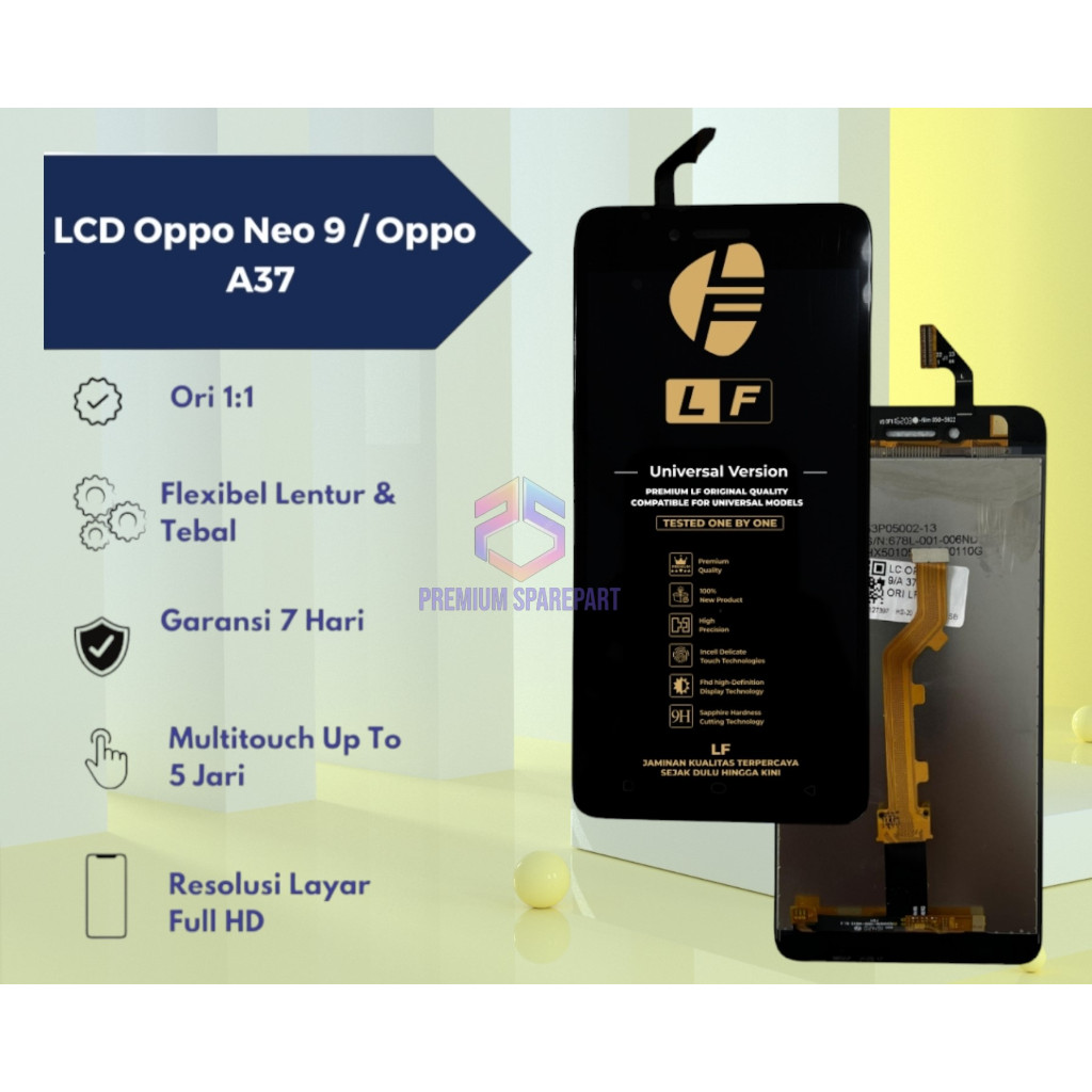 Jual LCD Oppo Neo 9 / Oppo A37 Fullset Touchscreen/ LCD LF (Bergaransi ...