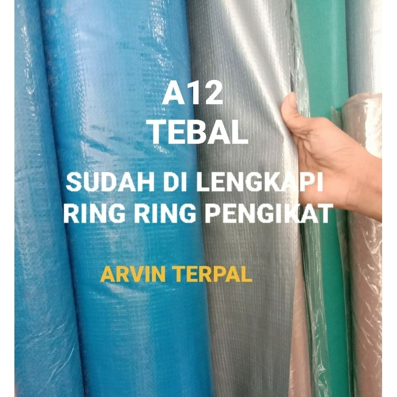 Jual TERPAL PLASTIK A12 Tebal 2x5 2x6 3x3 meter / TERPAL JEMUR PADI ...