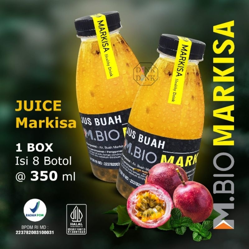 Jual MBio Premium Passion Fruit Drink Minuman Juice Sari Buah Markisa ...