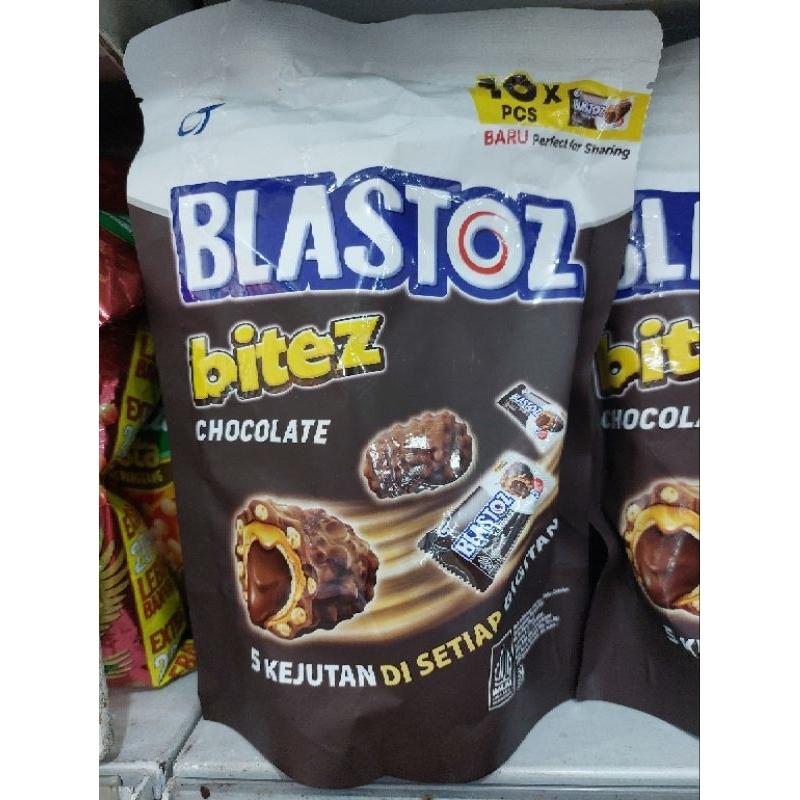 Jual KZ - blastoz wafer roll bitez coklat 10x8g | Shopee Indonesia