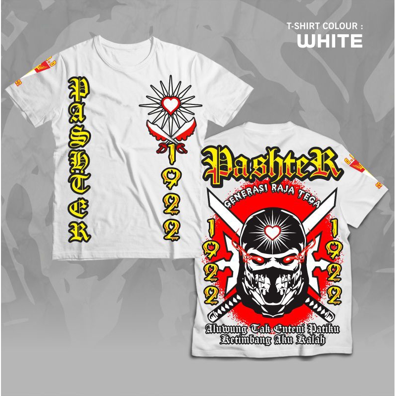 Jual Kaos PSHT 1922 Pashter Generasi Raja Tega Desain Terbaru Sablon ...