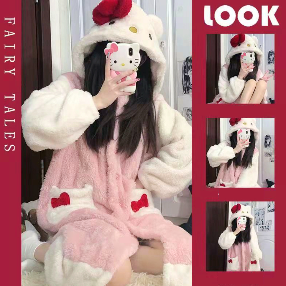 Jual HELLO KITTY ONESIE BAJU TIDUR KOSTUM DASTER PIYAMA KIGURUMI ...