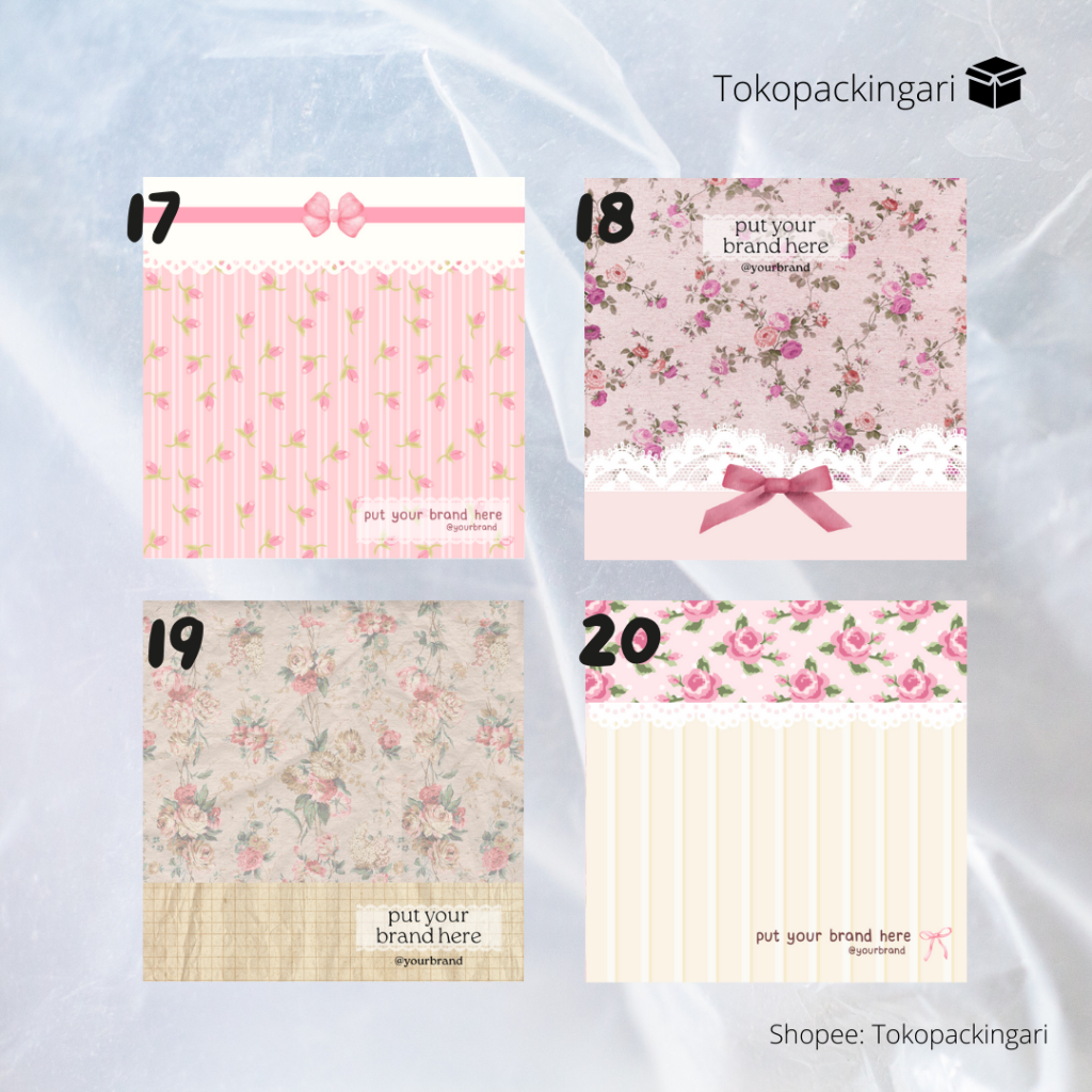 Jual Alas Packing | Coquette Series | FREE PLASTIK | Paper Aksesoris ...