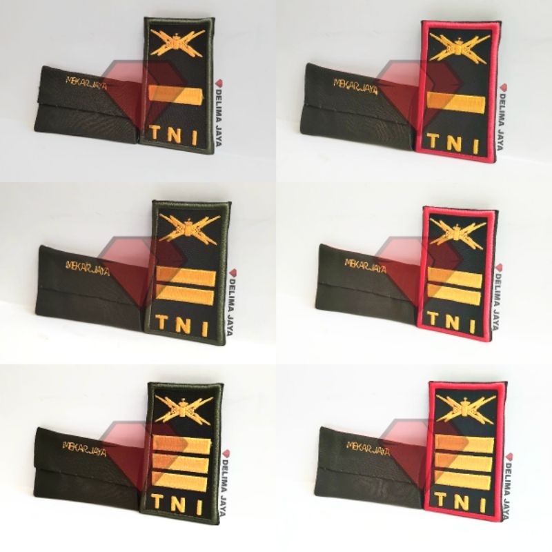 Jual Pangkat PDH TNI AD CKE / Corp Komunikasi Elektronika / Letda ...