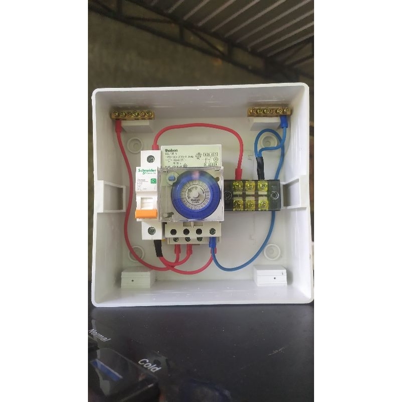Jual Panel Timer Lampu Otomatis 24jam Timer Theben Sul181h Sudah Set