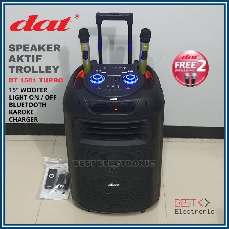 Jual Speaker Aktif Party Trolley 15 Inch Dat Dt 1501 Dt1501 Dt 1501