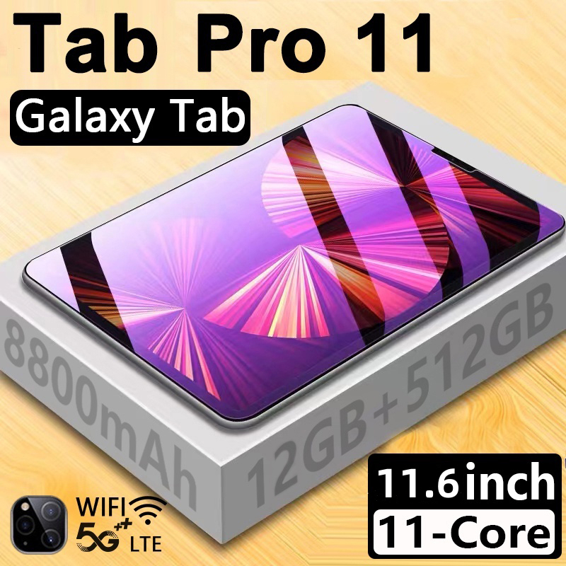 Jual 2024 Tablet Murah 5G Baru Galaxy Pro11 Tab 10.1inch RAM 12GB+512GB ...