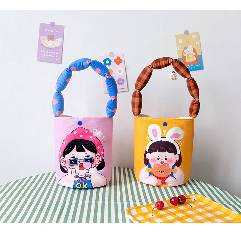 Jual PILLOW BUCKET BAG KARTUN LUCU / TAS BUCKET PREMIUM | Shopee Indonesia
