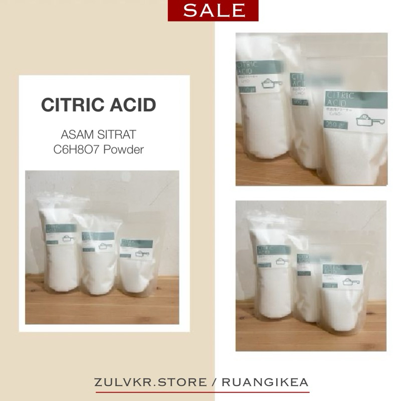 Jual [T2-1] Citrun Acid monohydrate powder pembersih serbaguna ...