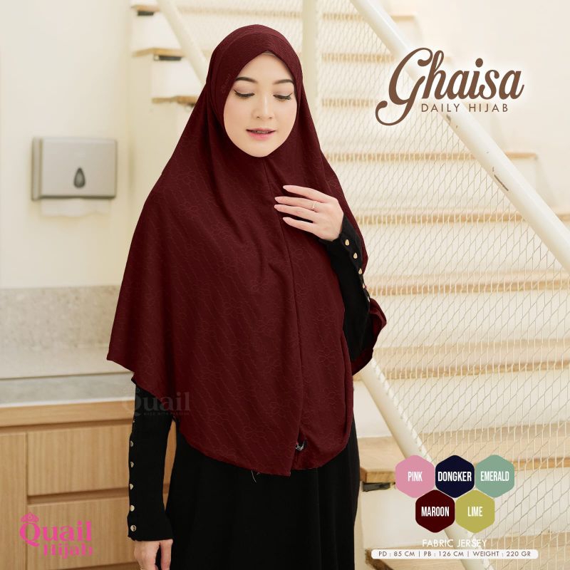 Jual GHAISA Daily Hijab original Quail Hijab | Shopee Indonesia