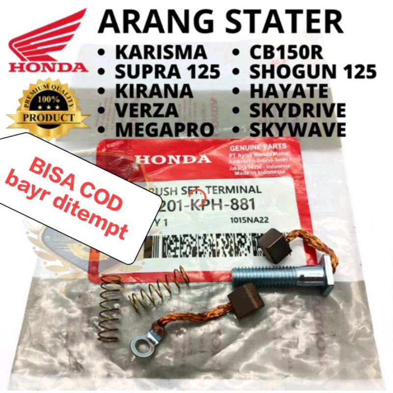 Jual arang starter / batu arang kharisma,Supra x125 Verza 150,Mega pro ...