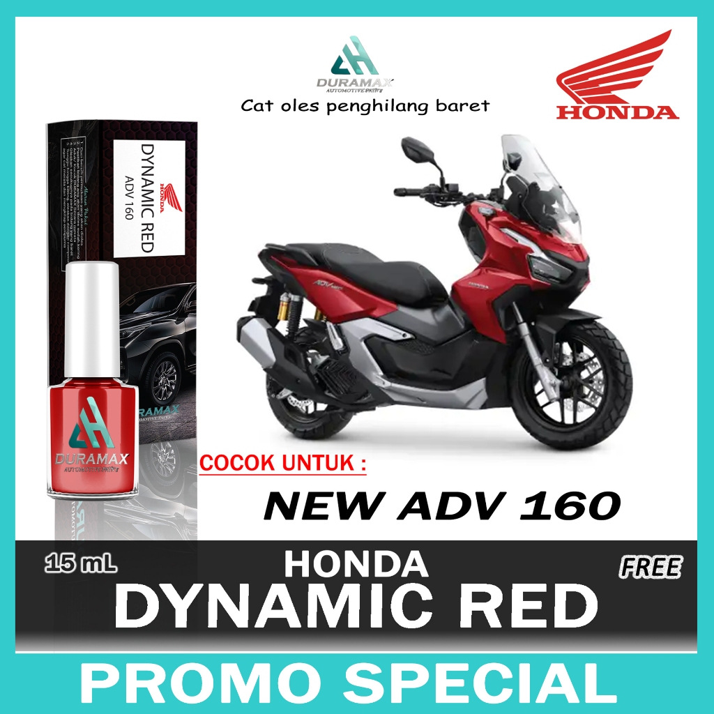 Jual CAT OLES PENGHILANG BARET MOTOR DYNAMIC RED HONDA ALL NEW ADV 160 ...