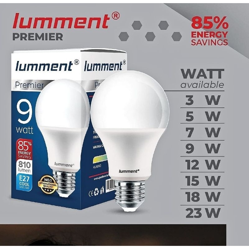 Jual LAMPU LED 3W 5W 7W 9W 12W 15W 18W 23 WATT BOHLAM BULB E27 PUTIH ...