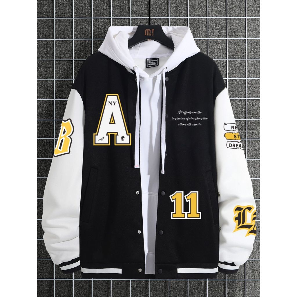 Jual Jaket Baseball Big Size ( S - 6XL ) A 11 Korean Street Style Hip ...