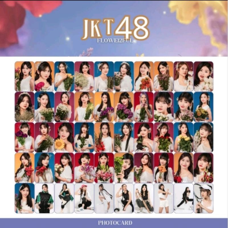 Jual pc jkt48 unofficial flowerfull 50 pcs | Shopee Indonesia