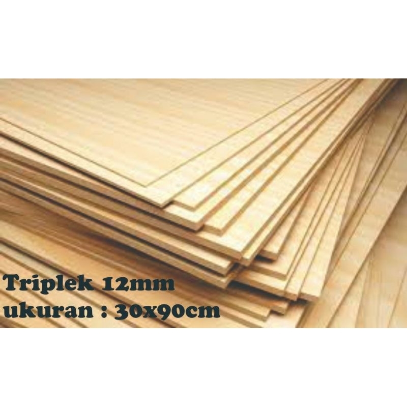 Jual 30x90cm triplek tebal 12mm papan ambalan FJL rak dinding meja ...