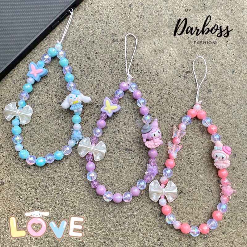 Jual (1) Gantungan HP bracelet gelang / Lanyard HP estetik / PHONE ...