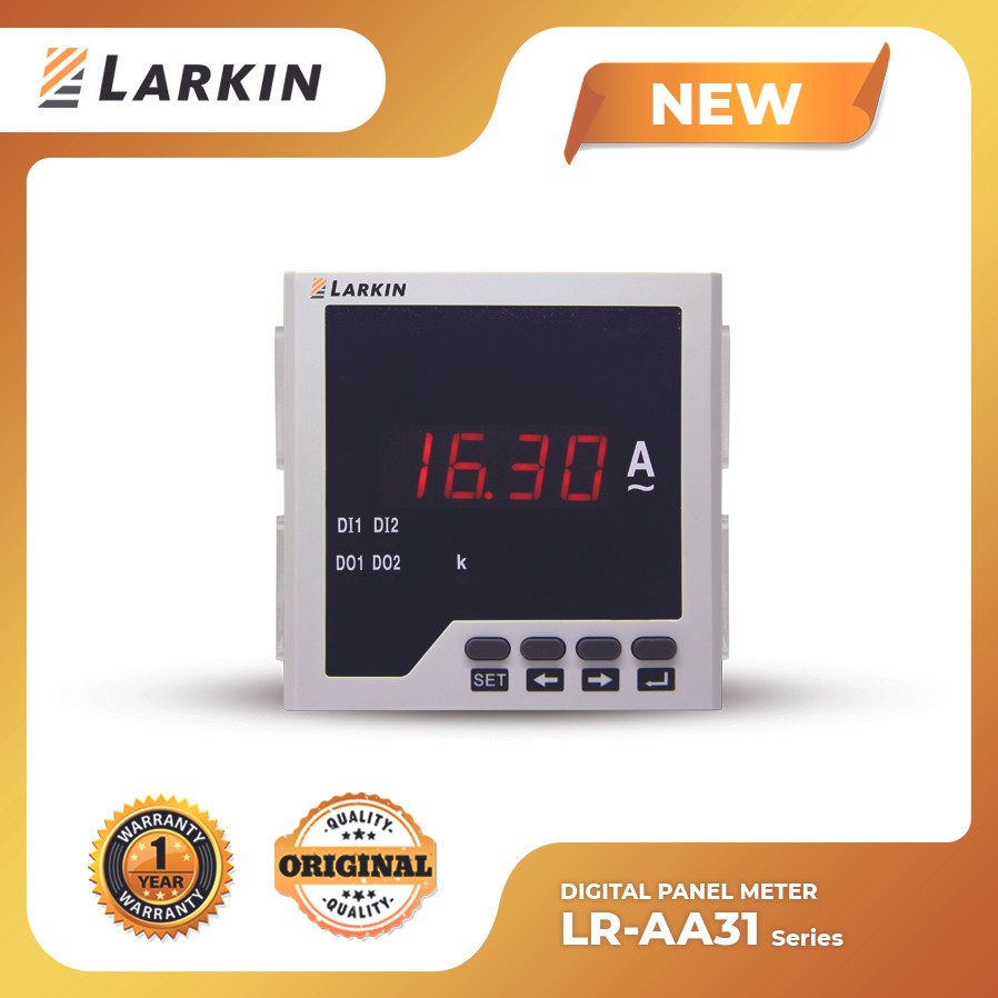 Jual Digital Ampere Meter LRAA31 1Phase Ammeter Single Larkin LR-AA31 ...