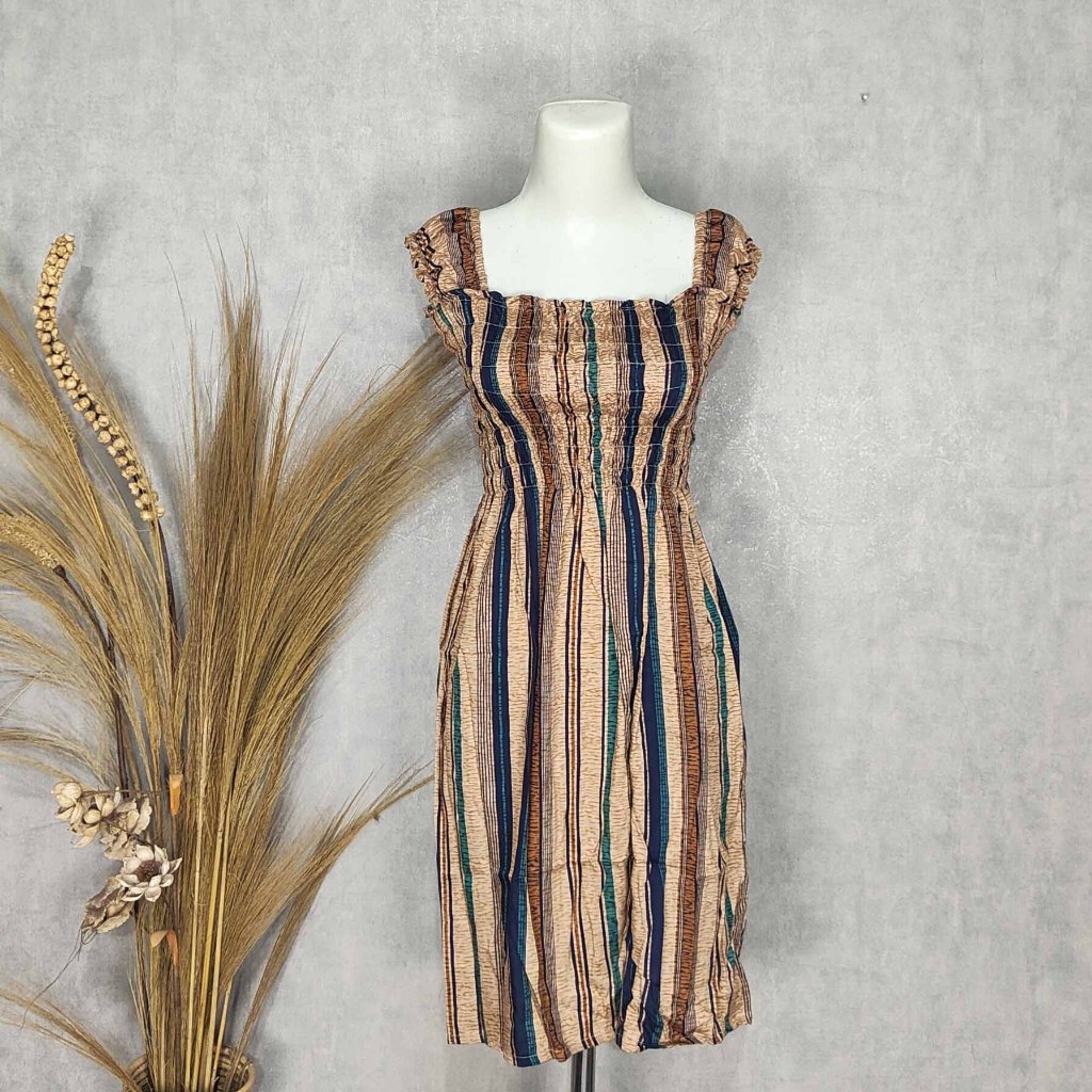 Jual DRES KERUT PENDEK BALI (pilih motif) | Shopee Indonesia