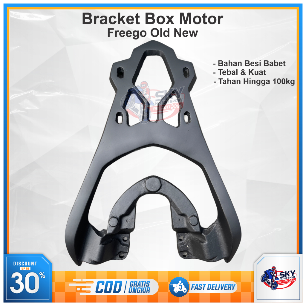 Jual Bracket Box Motor Freego Old New Model Bintang Bahan Besi Babet ...