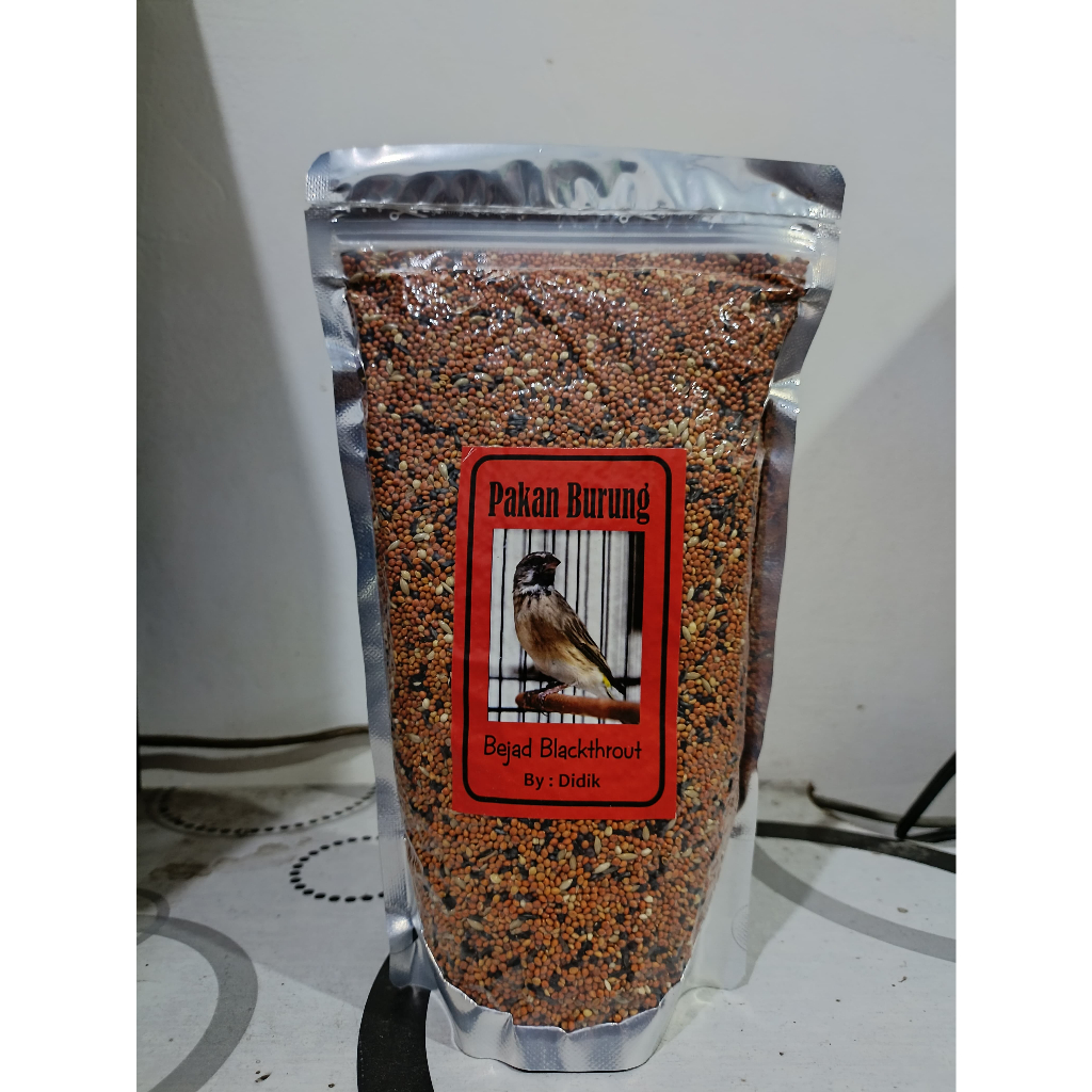 Jual PAKAN BEJAD BLACKTHROAT 500GRAM PAKAN HARIAN BURUNG BLACKTHROAT ...