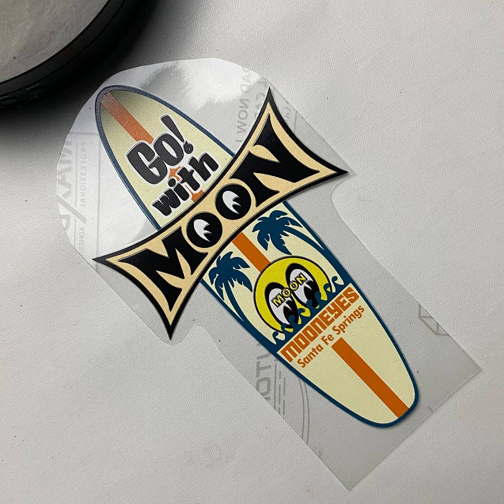 Jual Sticker MOON SURF SANTA FE 9cm x 16,3cm UV MAXDECAL | Shopee Indonesia